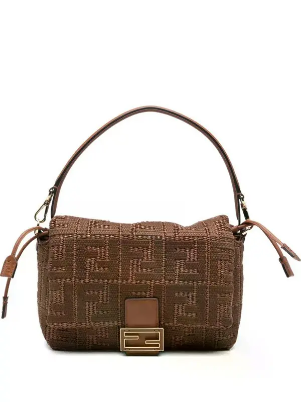 Fendi Mamma Baguette Shoulder Bag - Brown