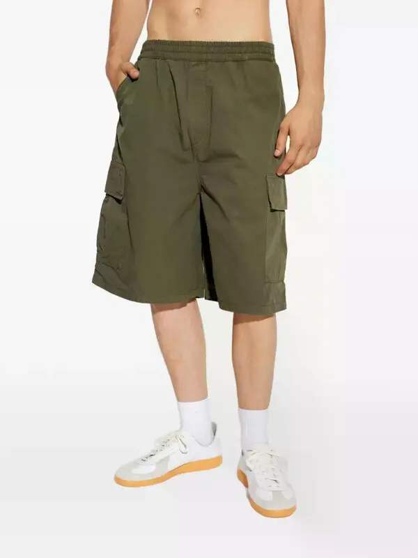 Carhartt Work In Progress Elasticated-waist Cargo Shorts - Green