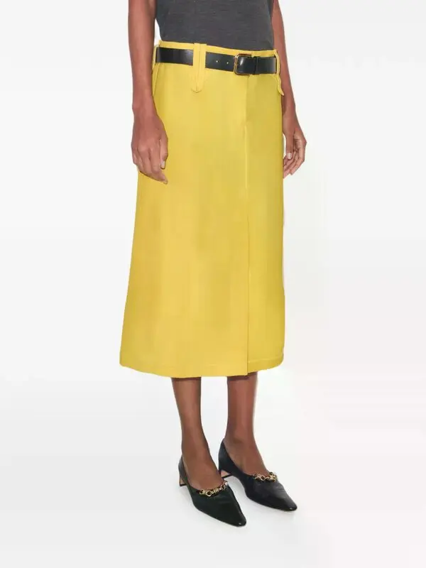 Tory Burch Waxed Viscose Skirt