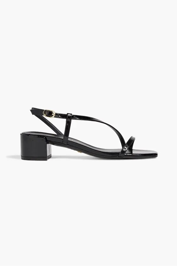 STUART WEITZMAN Soiree 35 Patent Leather Sandals