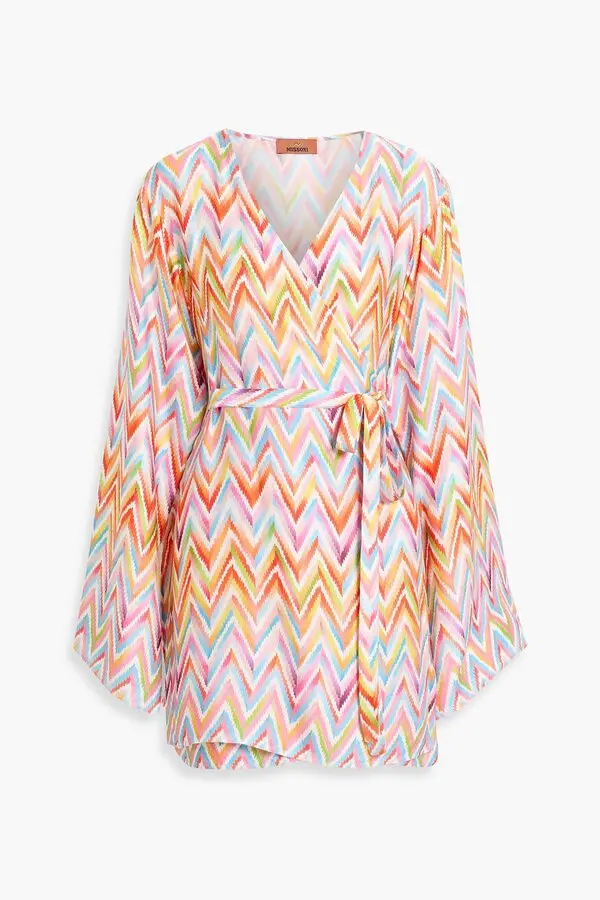 Missoni Printed Satin Mini Dress