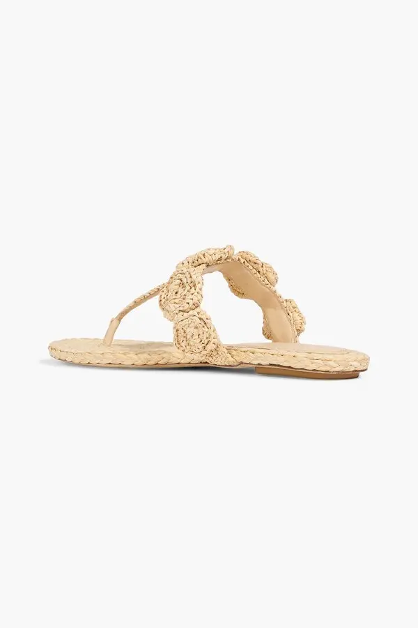 STUART WEITZMAN Magnolia Raffia Sandals