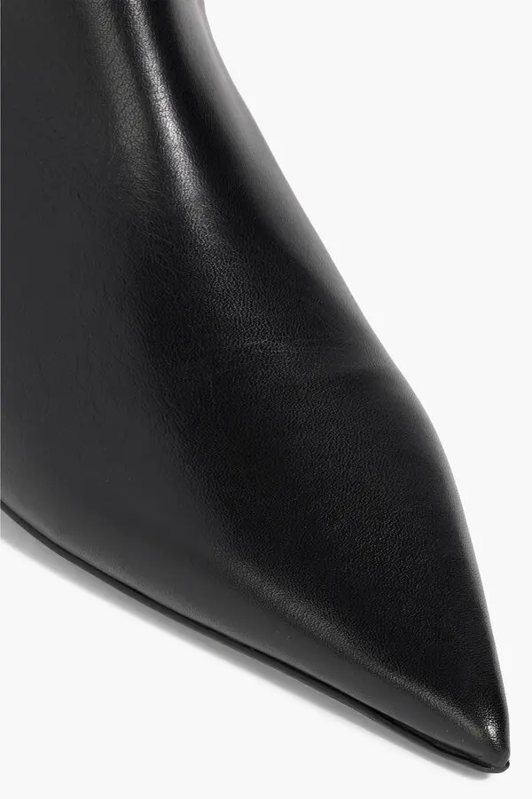 TOTEME Sharp Leather Knee Boots