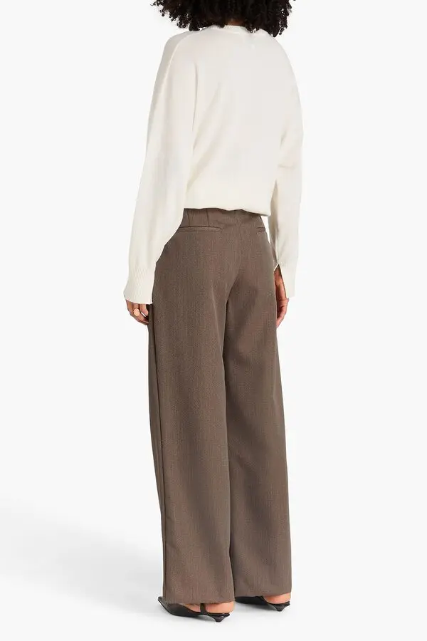 Loulou De Saison Wool-blend High-rise Pants