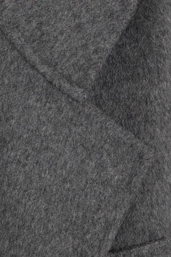 TOTEME Brushed Woolfelt Relaxed Fit Jacket - Gray