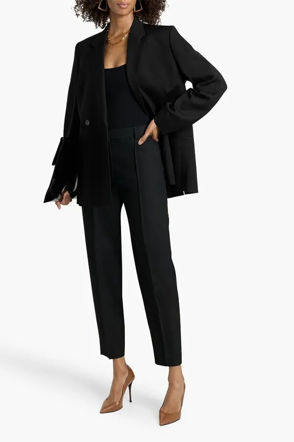 TOTEME Double-breasted Wool Twill Blazer