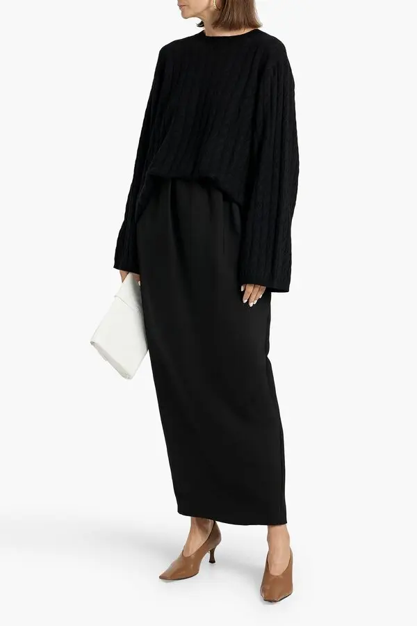 TOTEME Cable Knit Cashmere Sweater