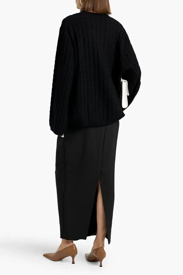 TOTEME Cable Knit Cashmere Sweater