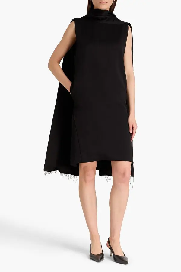 TOTEME Cape-effect Satin Dress