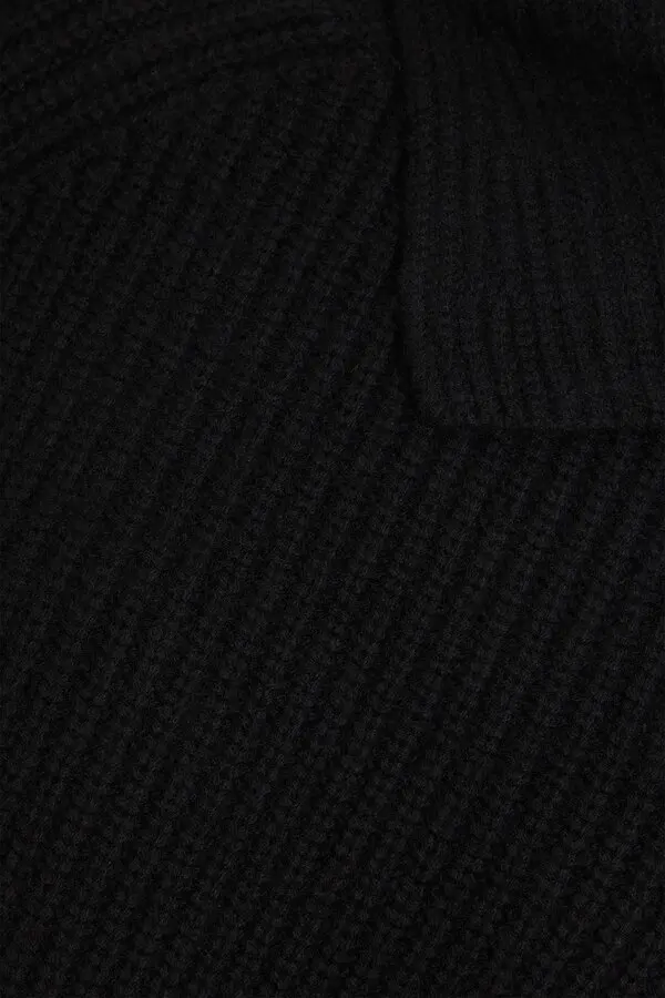 Loulou De Saison Cecil Ribbed Cashmere Sweater - Black