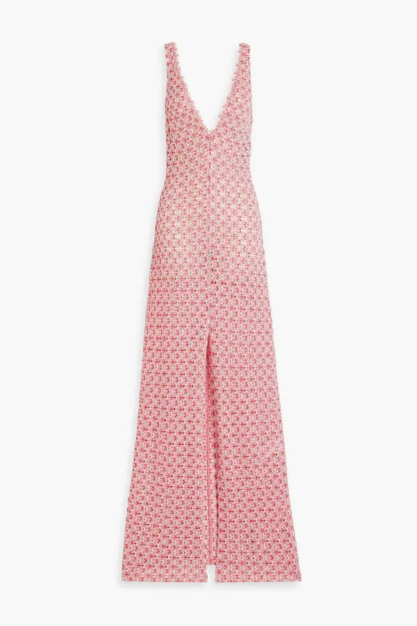 Missoni Metallic Crochetknit Coverup