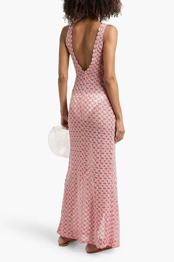 Missoni Metallic Crochetknit Coverup