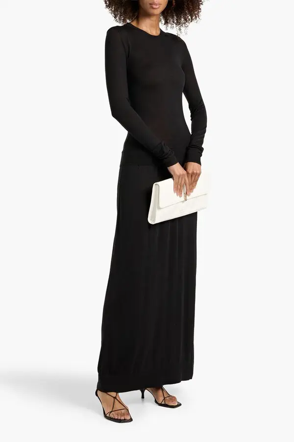 TOTEME Cupro And Silk-blend Maxi Dress
