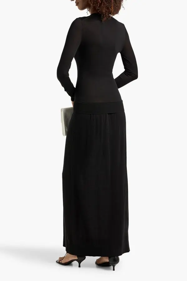 TOTEME Cupro And Silk-blend Maxi Dress