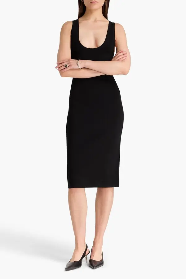 TOTEME Stretch-knit Midi Dress