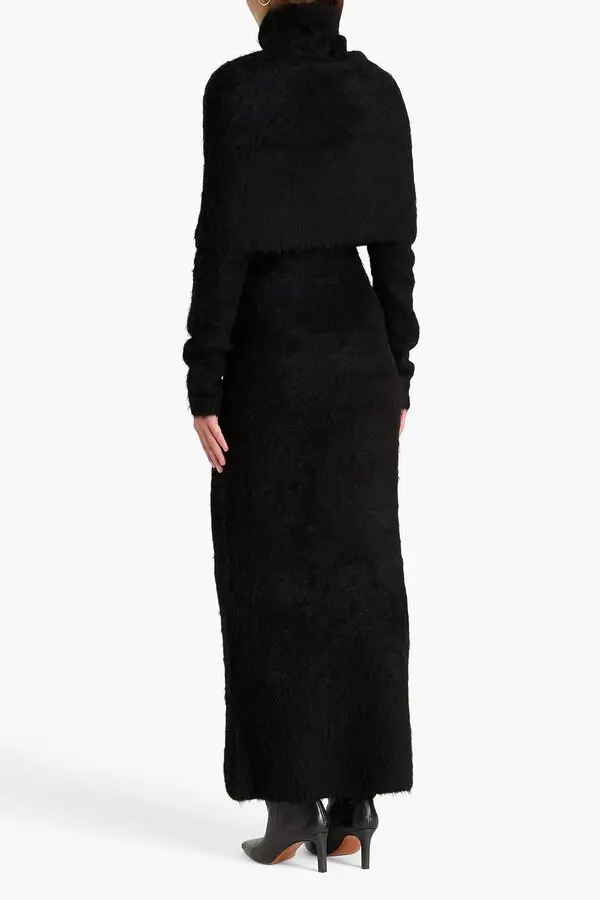 TOTEME Alpaca-blend Turtleneck Maxi Dress