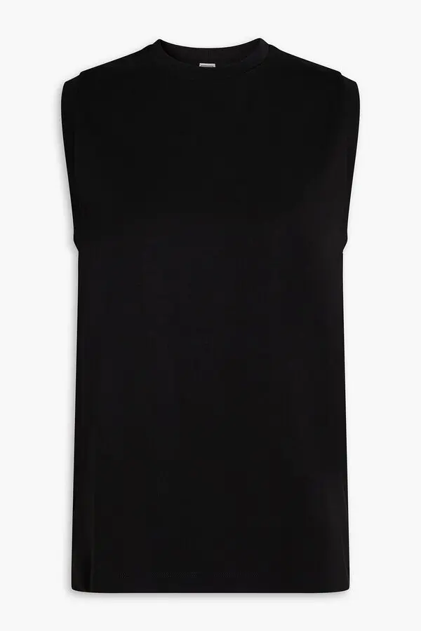 TOTEME Stretch Jersey Top - Black
