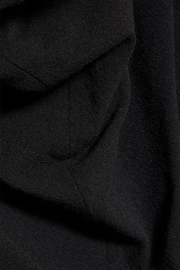 TOTEME Draped Wool-blend Top