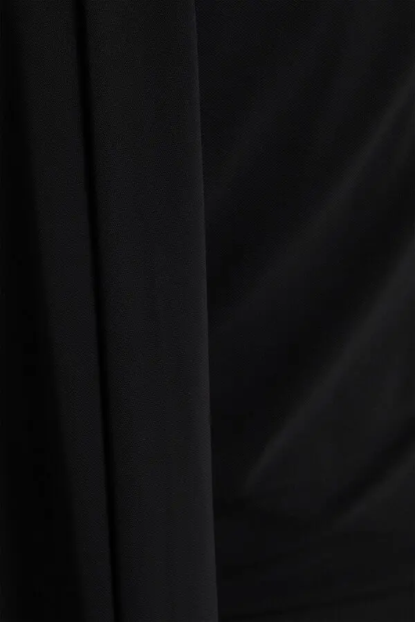 TOTEME Draped Stretch-jersey Midi Dress