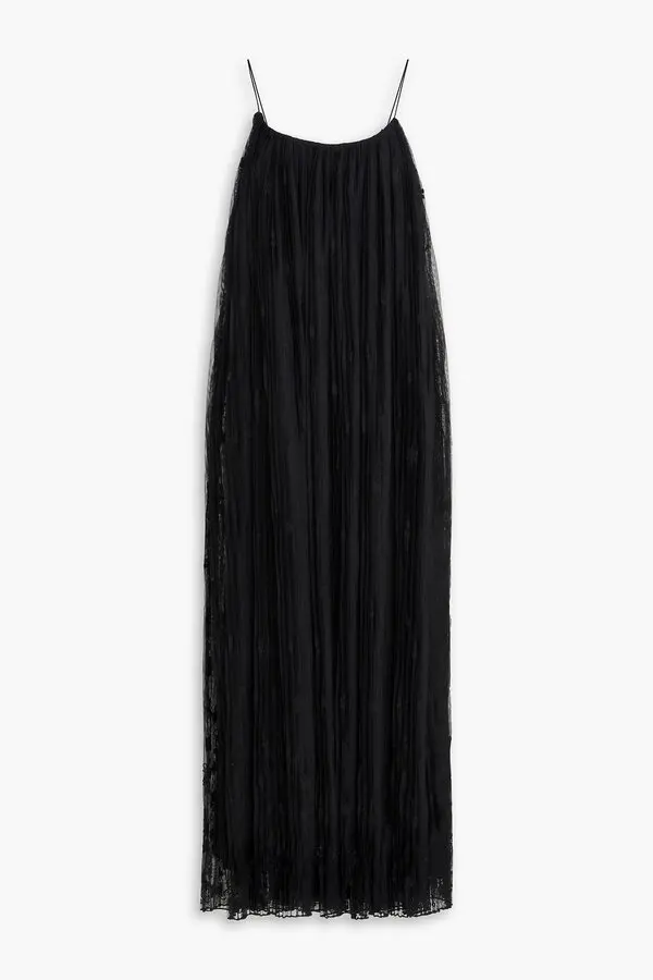 TOTEME Embroidered Tulle Maxi Dress