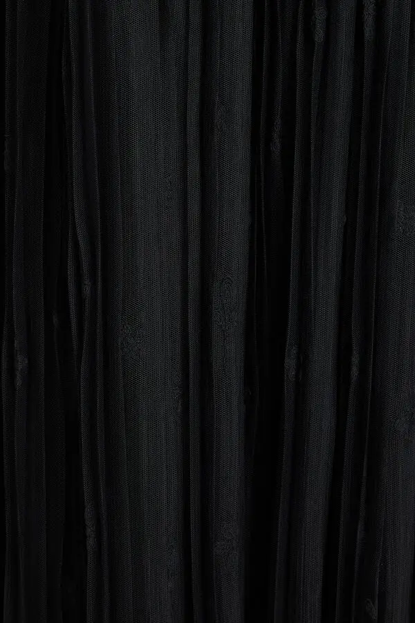 TOTEME Embroidered Tulle Maxi Dress