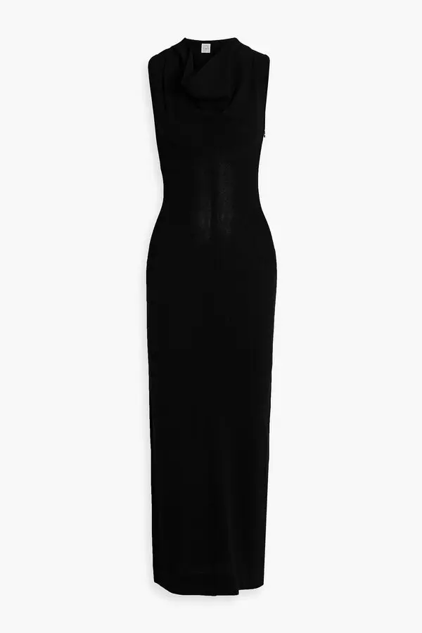 TOTEME Wool-blend Crepe Maxi Dress
