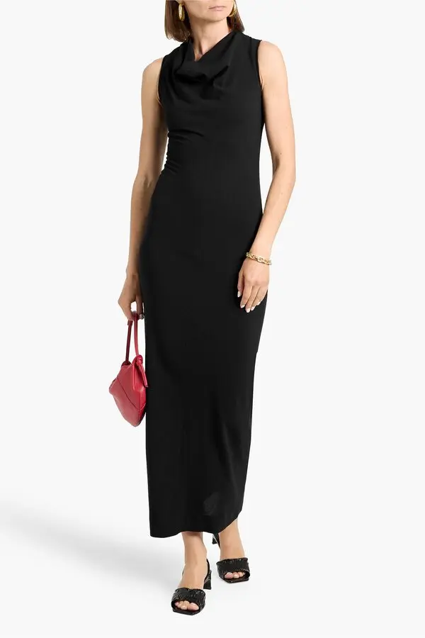 TOTEME Wool-blend Crepe Maxi Dress