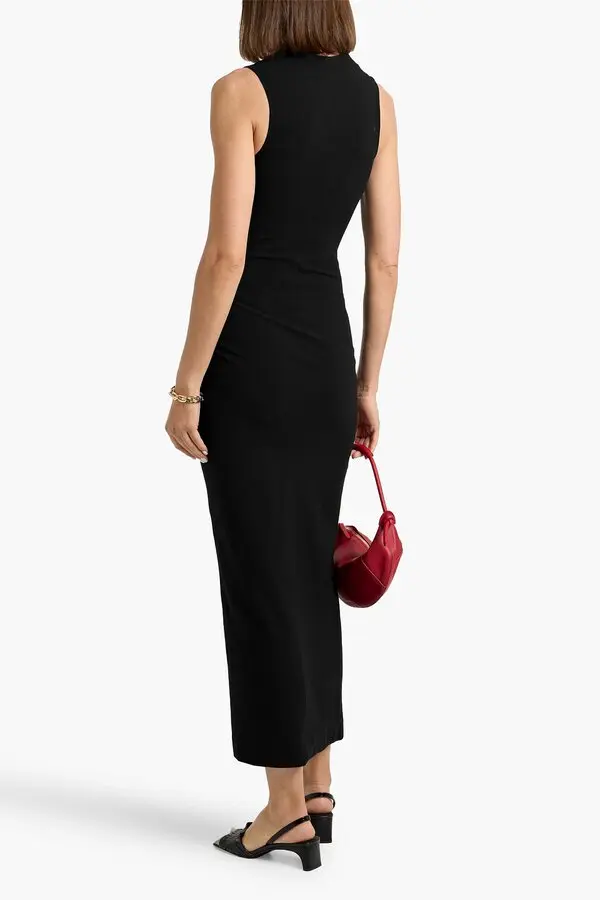 TOTEME Wool-blend Crepe Maxi Dress