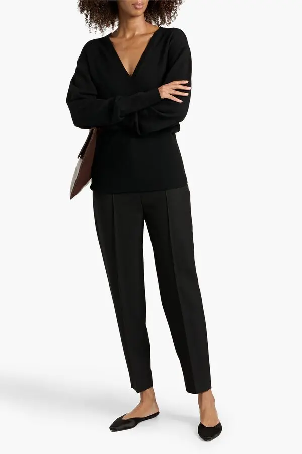 TOTEME Wool-blend V-neck Sweater