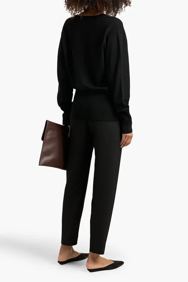 TOTEME Wool-blend V-neck Sweater