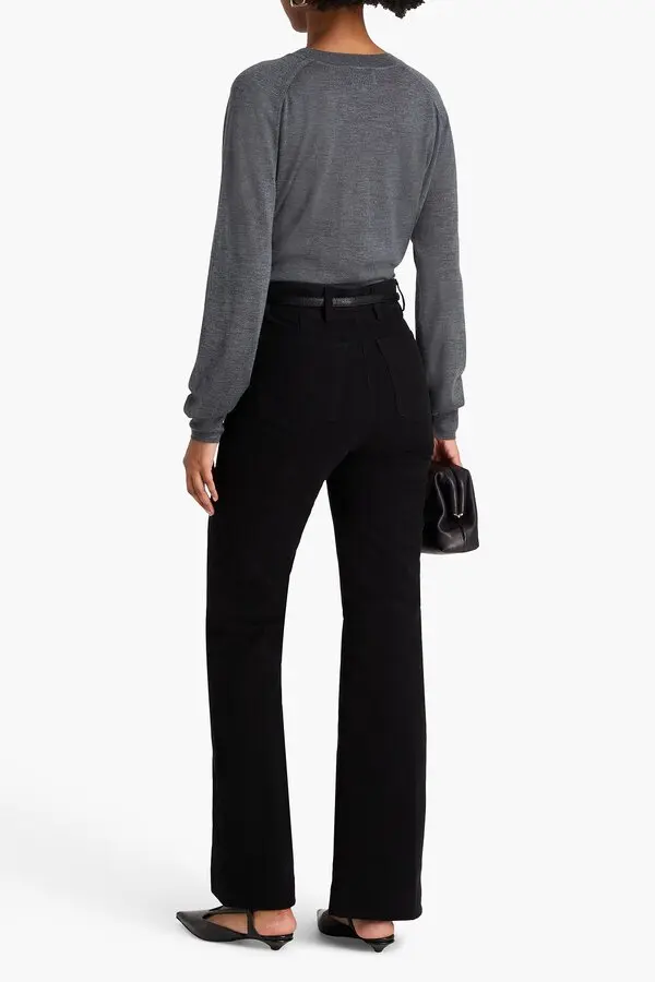 TOTEME Flared Cotton Trousers