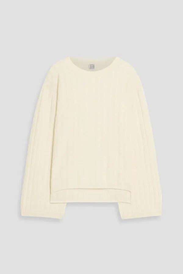TOTEME Cable-knit Cashmere Sweater