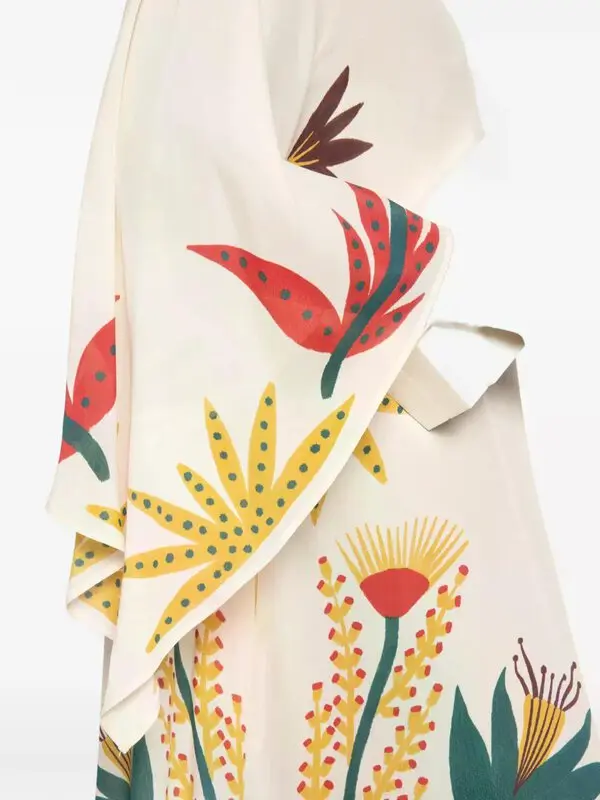 Etro Printed Long-sleeved Maxi Dress