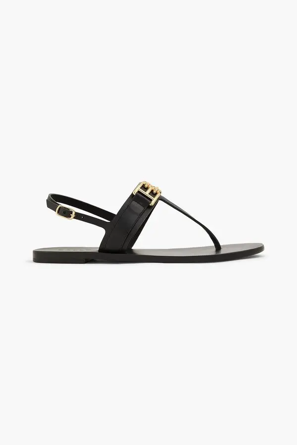 Bally Embellished Leather Slingback Sandals