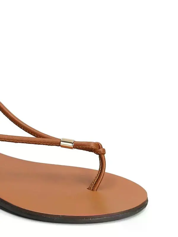 NICOLAS LAINAS Leather Flat Sandals