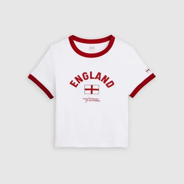 LEVI'S Cropped Ringer T-shirt With Graphic
