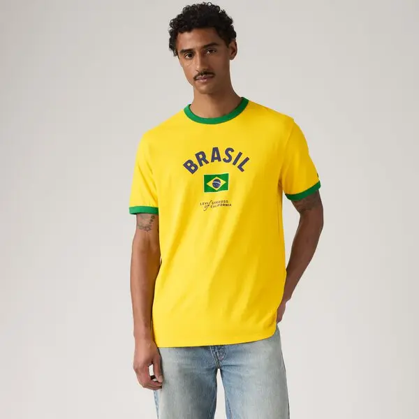 LEVI'S Ringer Tee T-shirt - Brasil
