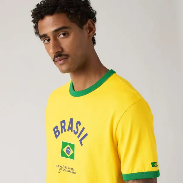LEVI'S Ringer Tee T-shirt - Brasil