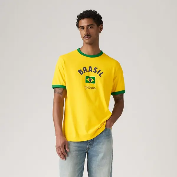 LEVI'S Ringer Tee T-shirt - Brasil