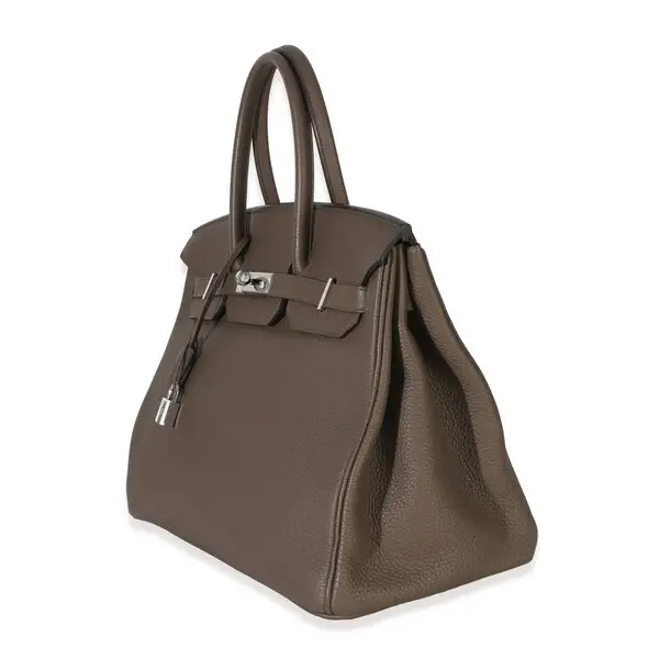 Hermès Birkin 35 Top Handle Bag - Gray