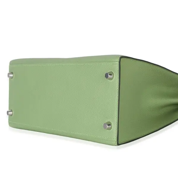 Hermès Vert Criquet Epsom Sellier Kelly 28 Phw - Green