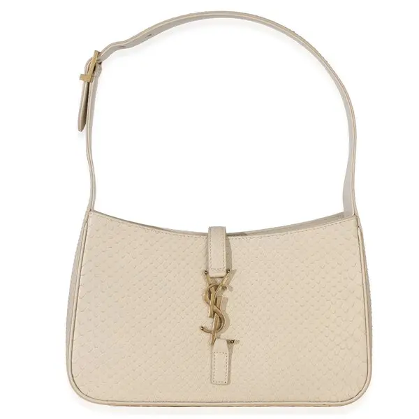 Saint Laurent Le 5 A 7 Hobo Bag - Beige