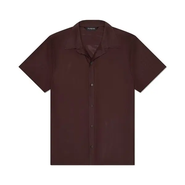 PLAYALUXE Mallorca Mesh Shirt - Brown
