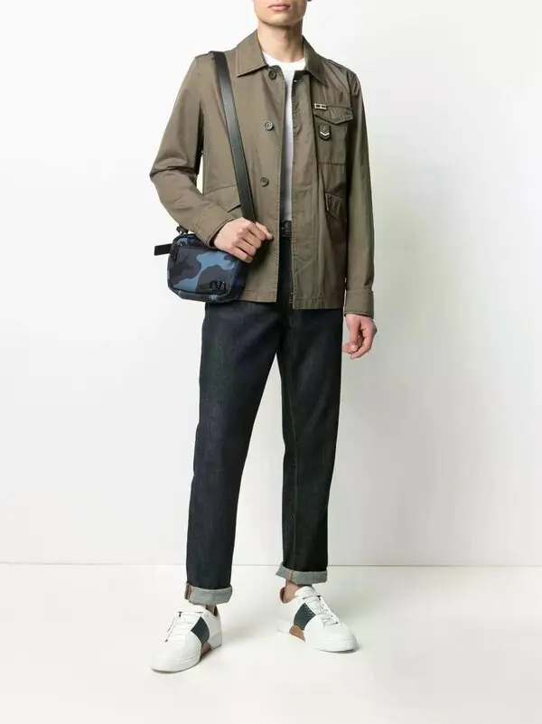Herno Patch Detail Military Jacket
