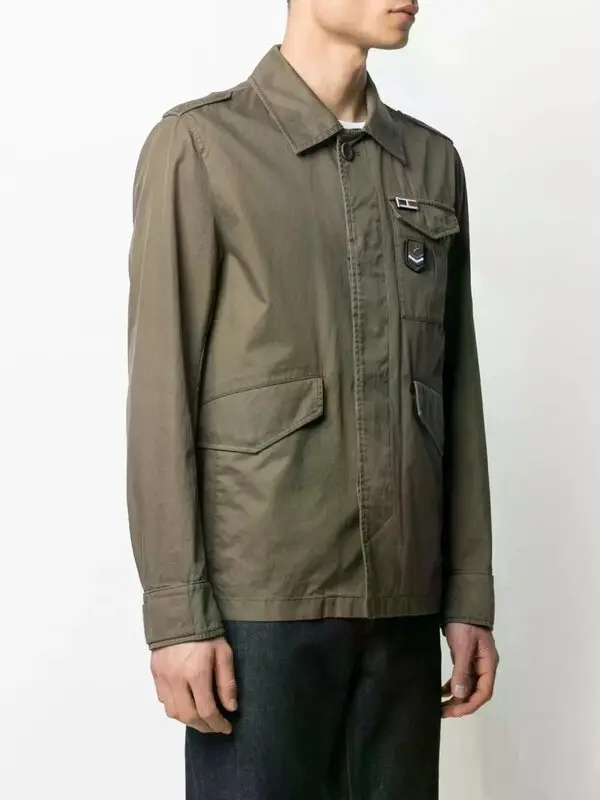 Herno Patch Detail Military Jacket