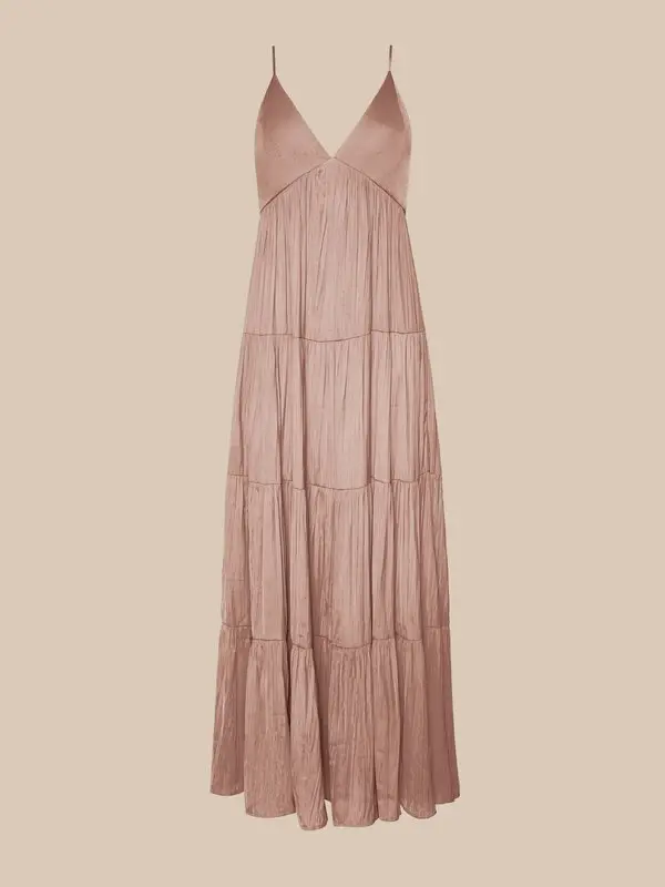 L'Agence Lua Tiered Maxi Dress