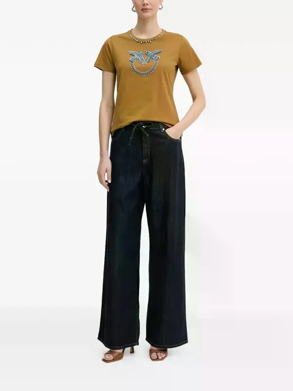 TRUSSARDI Drawstring Wide-leg Jeans