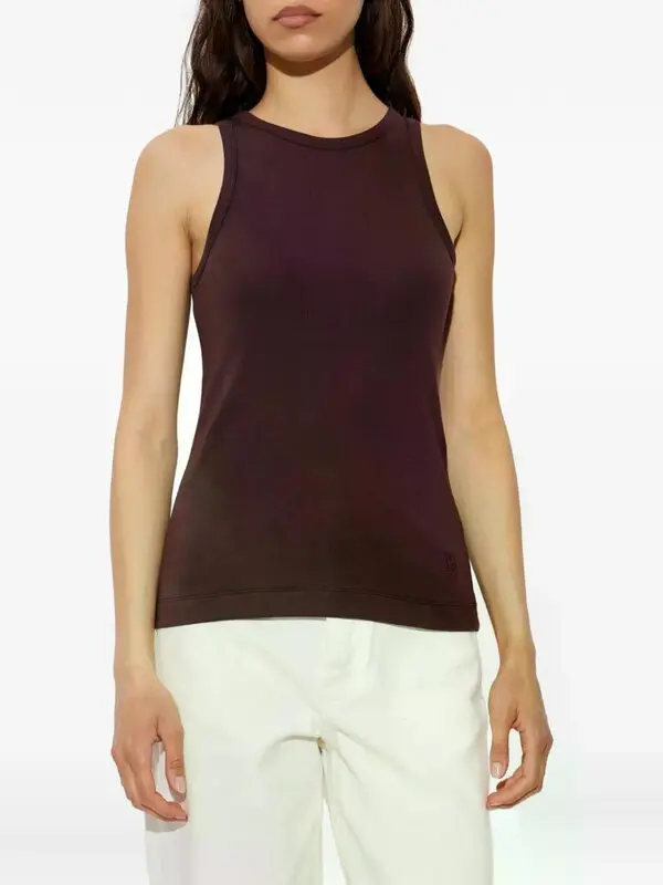 BY MALENE BIRGER Mani Ribbed-knit Tank Top - Red