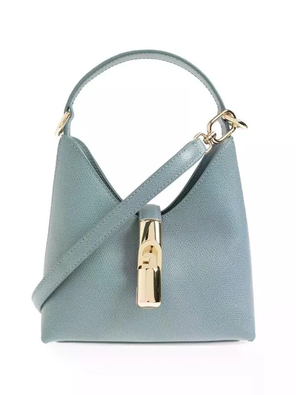 Furla Mini Iride Leather Tote Bag - Blue