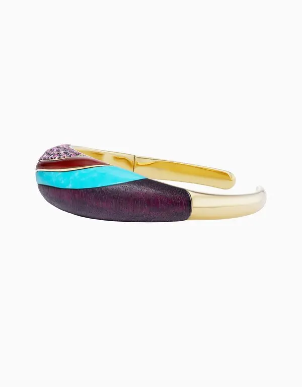 EMILY P. WHEELER Wood Dome Bracelet